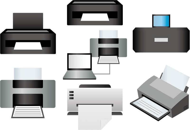 Inkjet Printer vector. Free download. | Creazilla