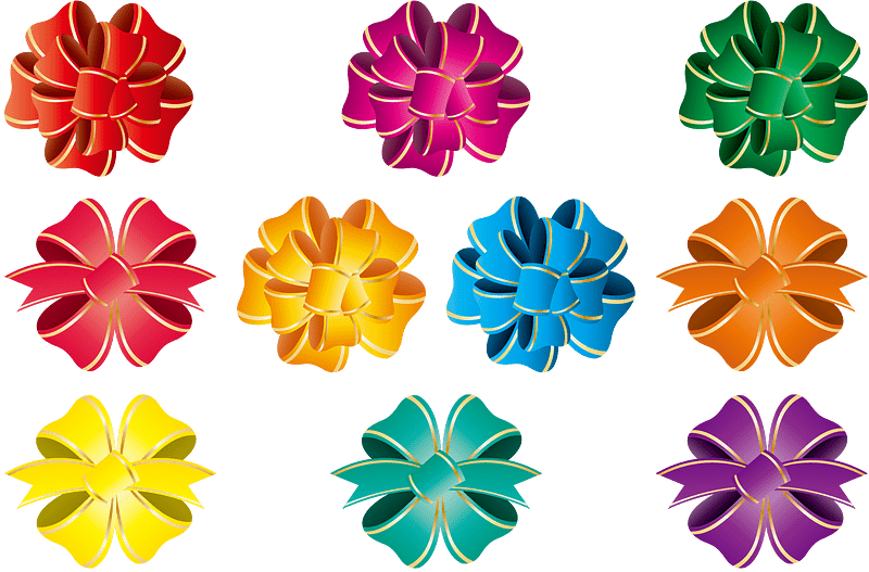 Ribbon Flower vector. Free download. | Creazilla