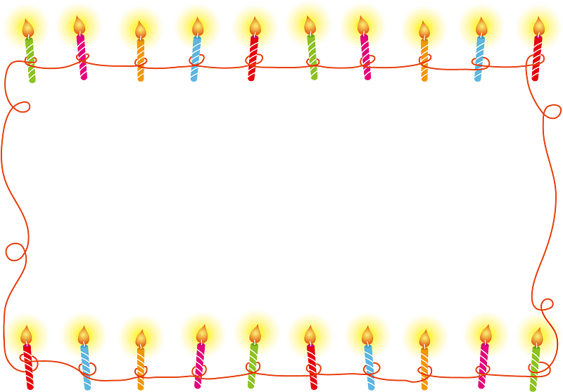 Candle Frame vector. Free download. | Creazilla