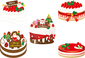 Christmas Cake vector. Free download. | Creazilla