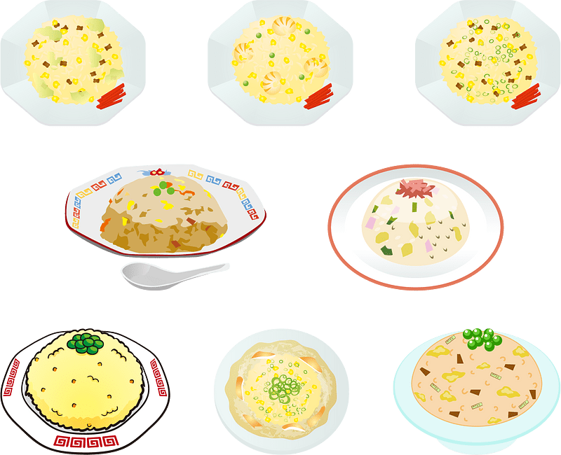 Fried Rice - Free vector images on creazilla.com