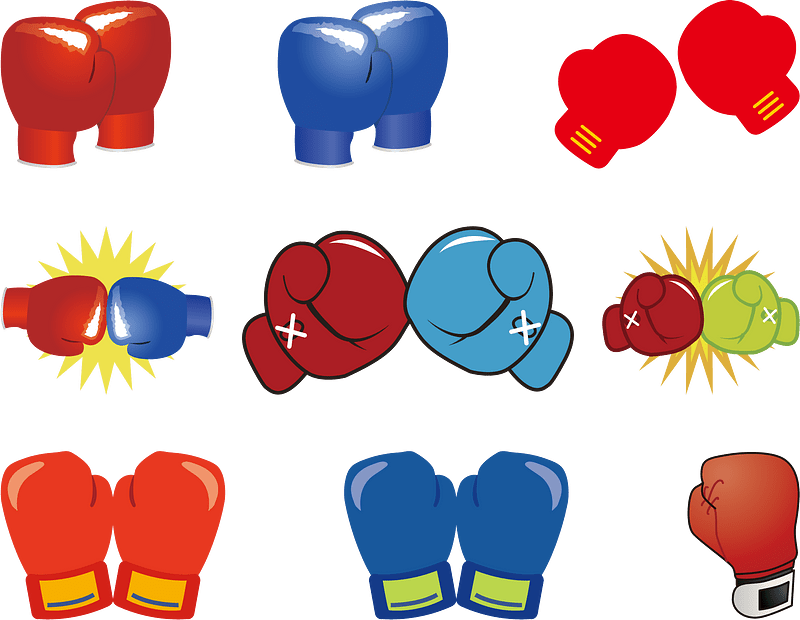 Boxing Gloves vector. Free download. | Creazilla
