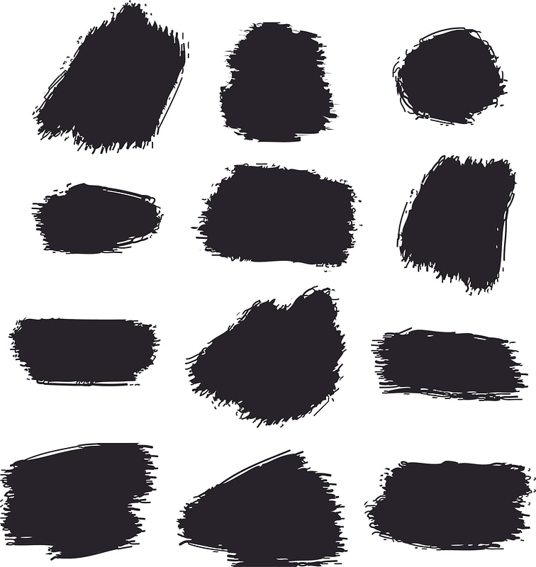 Brush strokes vector art vector. Free download. | Creazilla