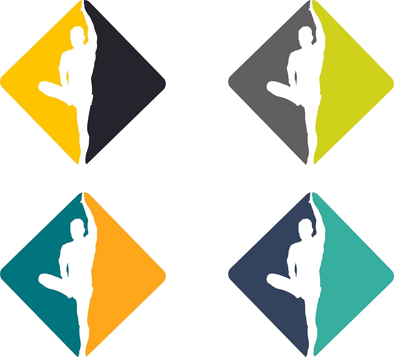 Yoga class logo concept vector. Free download. | Creazilla