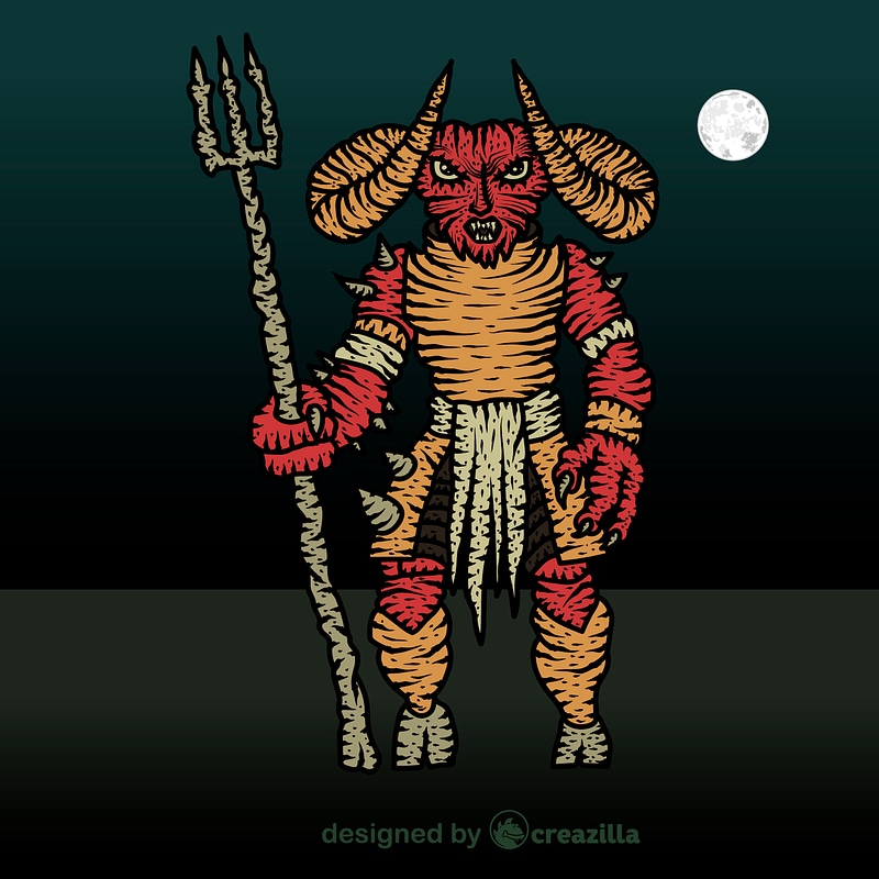 Demon vector. Free download. | Creazilla
